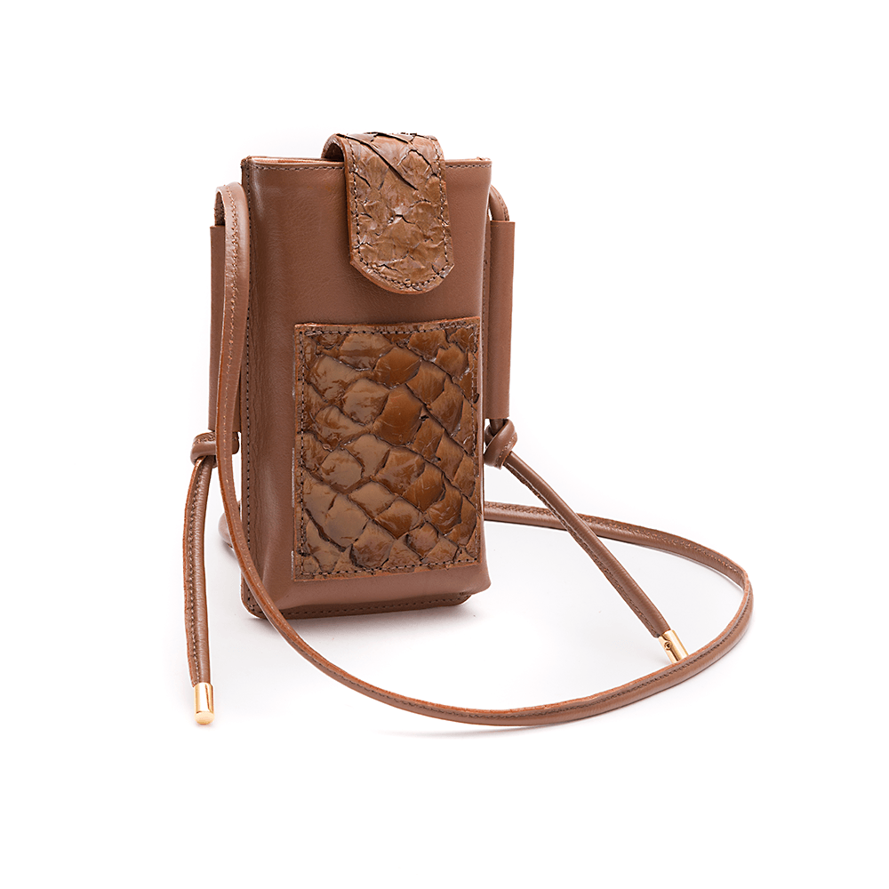 Porta Celular Pirarucu Cappuccino - laspeziaweb